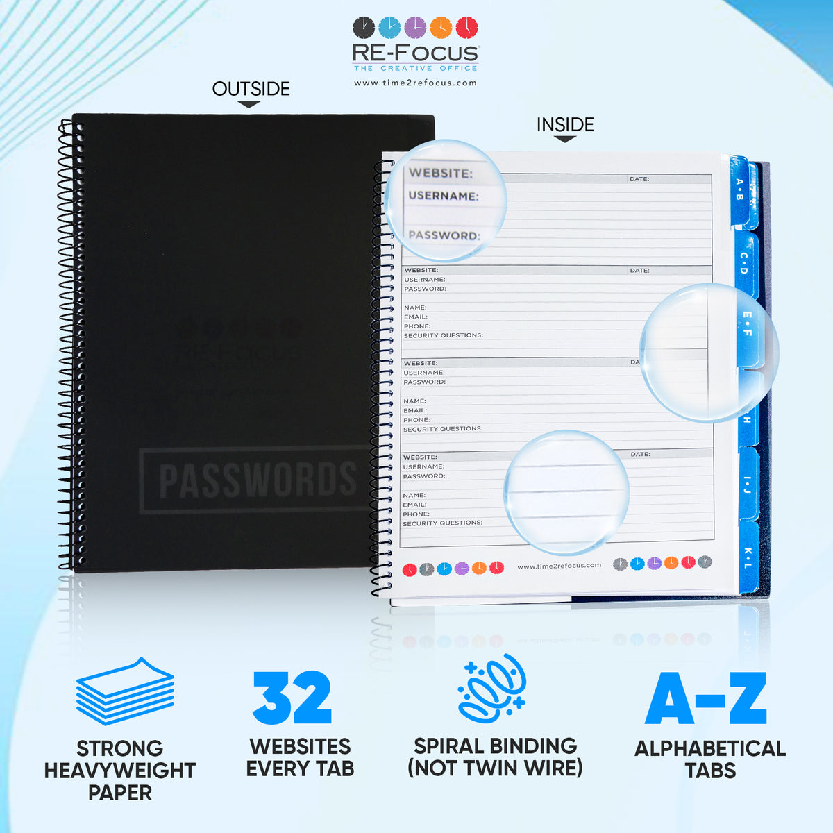 Large Password Books - The best Password Keeper Books with a 4.9 rating ...